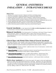 Anesthesia Cheat Sheet