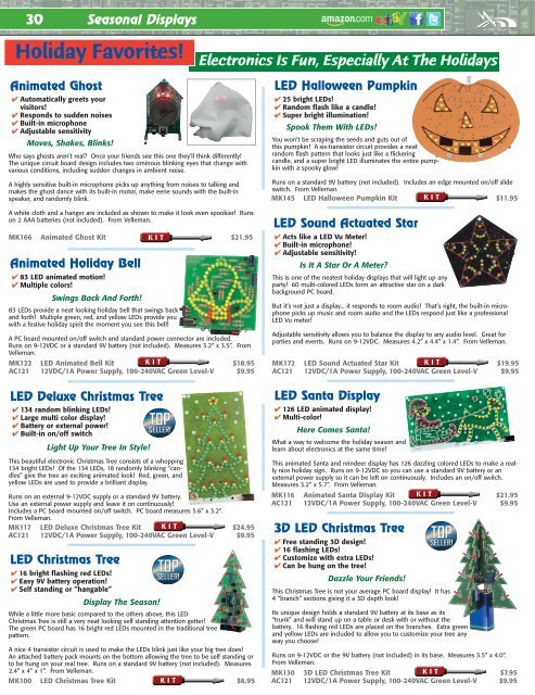 Seasonal Displays - Ramsey Electronics