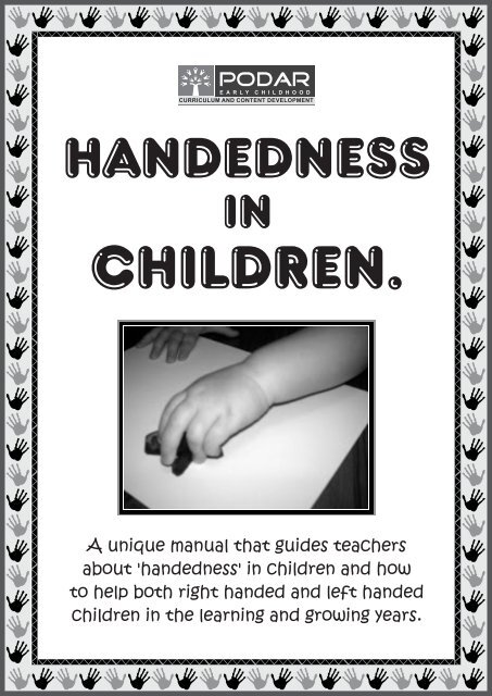 Handedness in Children revised - Podar Institute of Education
