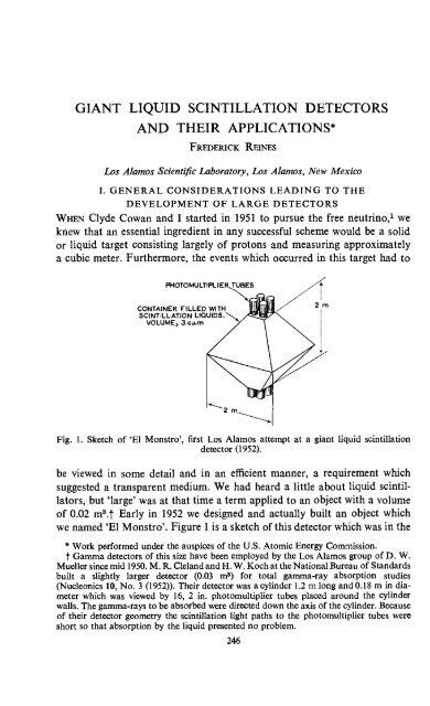giant liquid scintillation detectors and their applications - LSC ...
