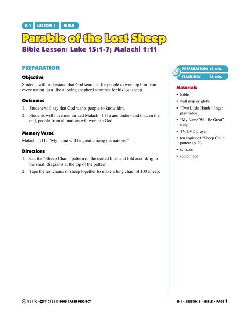 Parable of the Lost Sheep