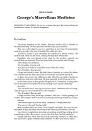 George's Marvellous Medicine (Activities) - Welcome to Jackson ...