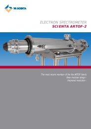 ELECTRON SPECTROMETER SCIENTA R4000 HiPP-2 - VG Scienta