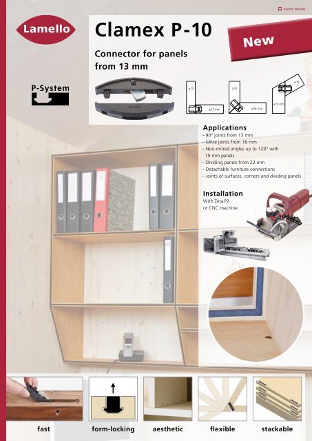 Clamex P-10 - Lamello