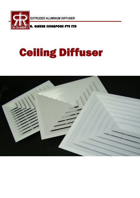 Square Ceiling Diffuser Catalogue | Shelly Lighting