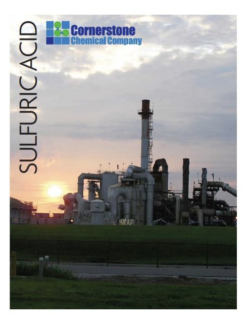 Product Brochure - Cornerstone Chemical Company