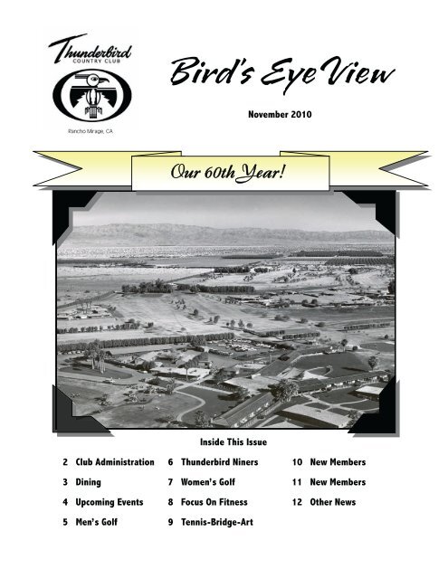 Bird's Eye View - ThunderbirdCountryClub.org