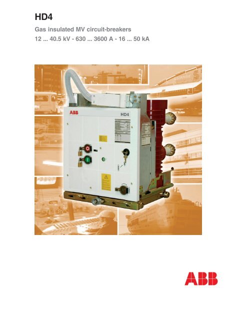 Gas insulated MV circuit-breakers 12 ... 40.5 kV - 630 ... - Arianbc.net