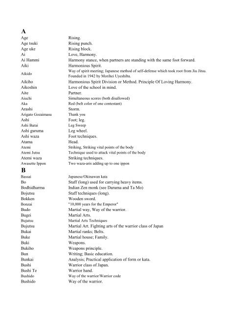 Japanese Atemi Waza Vital Points