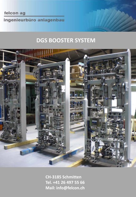 incl. DGS booster rack - felcon anlagenbau ag