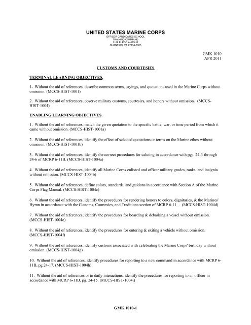 air force customs and courtesies afi