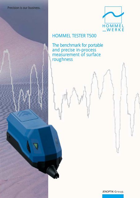 HOMMEL TESTER T500 The benchmark for portable and precise in ...