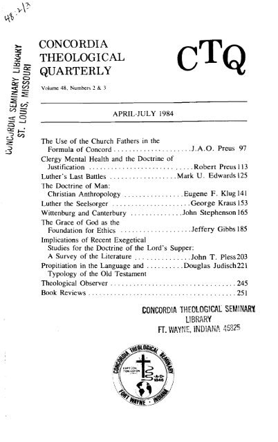 Propitiation in the Language and Typology of the Old Testament