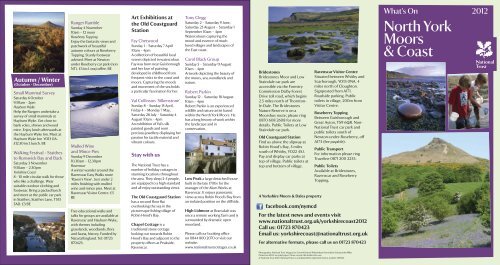 North York Moors & Coast - Days Out Leaflets