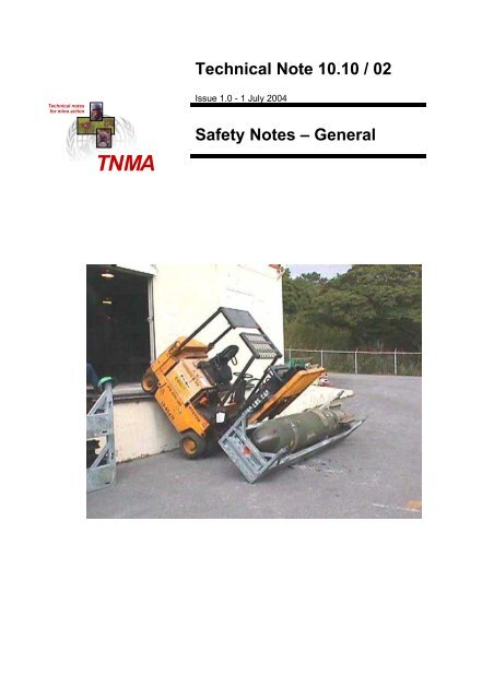 Example Layout - International Mine Action Standards