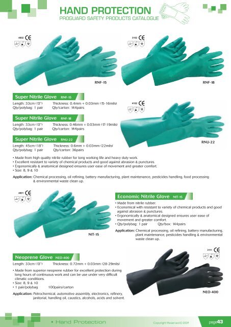 HAND PROTECTION - Proguard Safety