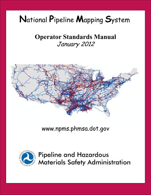 NPMS Operator Standards - National Pipeline Mapping System ...