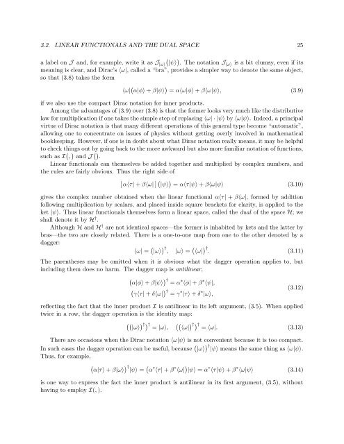 24 CHAPTER 3. LINEAR ALGE
