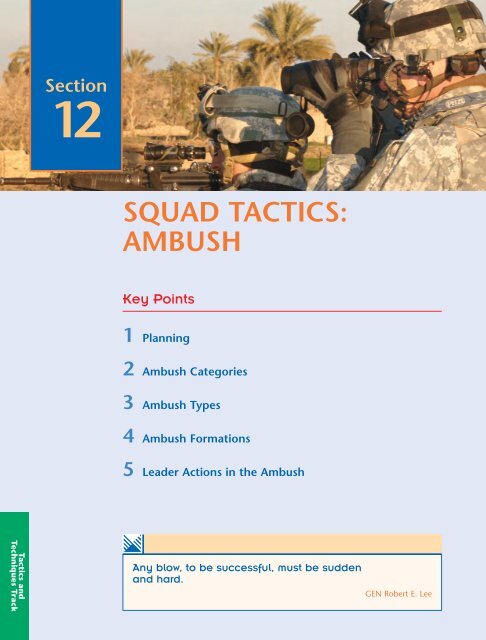 SQUAD TACTICS: AMBUSH - UNC Charlotte Army ROTC