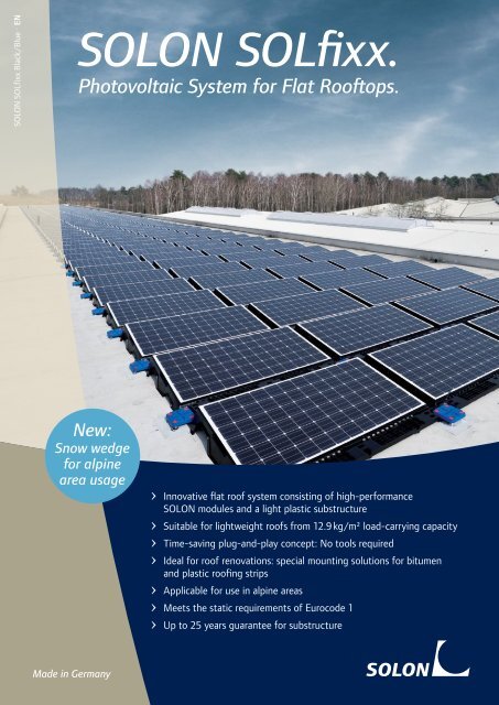 Datasheet SOLON SOLfixx