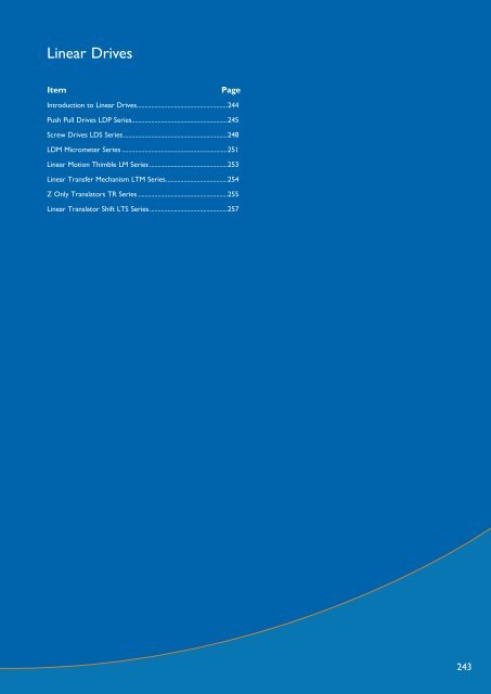 Linear Drives - VG Scienta