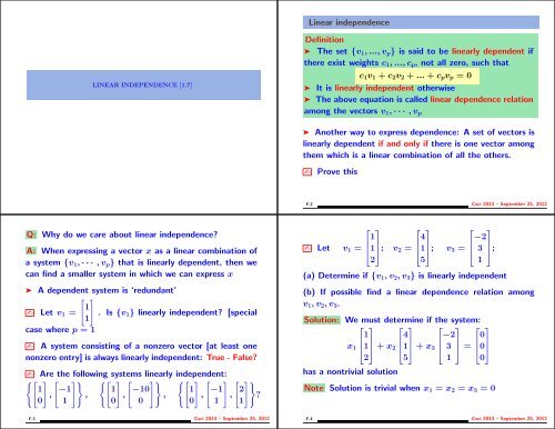 Solution Set Definition