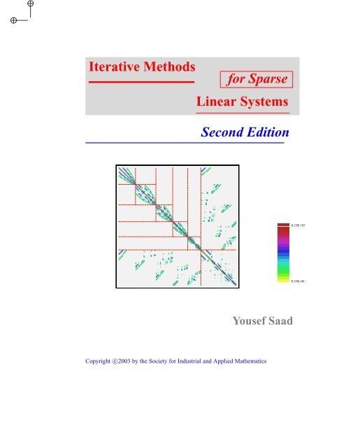 Iterative Methods For Sparse Linear Systems Second Edition