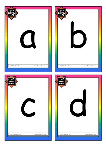 Minimalist Alphabet Flash Cards ABC Flashcards Printable, 60% OFF