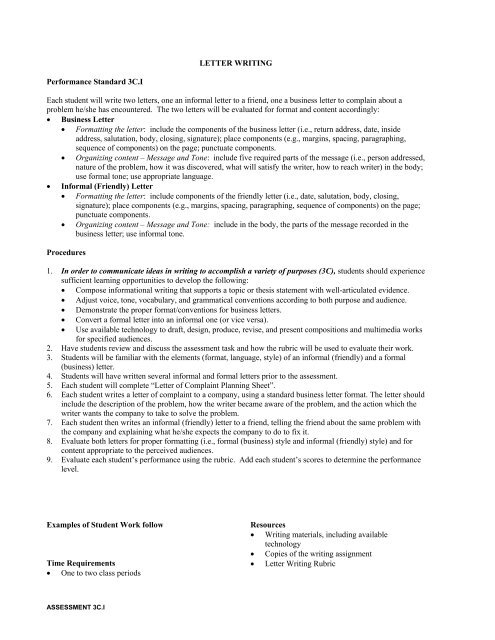 Standard Letter Writing Letter Writing: How To Write, Types Of