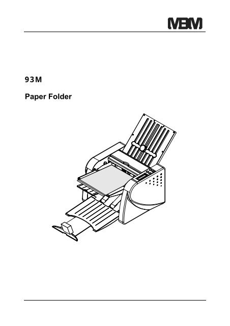 93M Paper Folder - Ideal.MBM