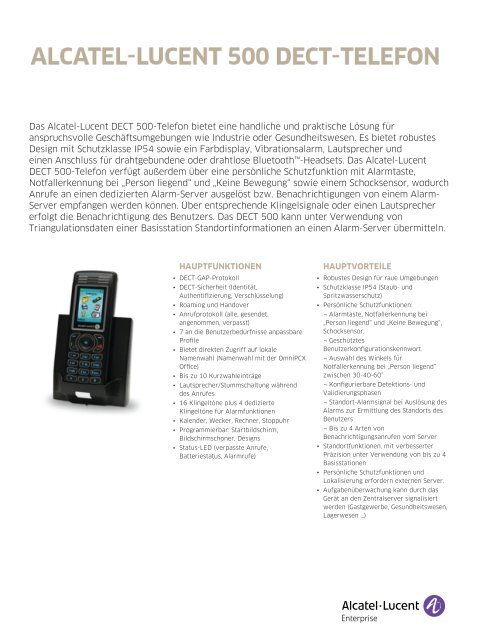 Mobilteil Alcatel-Lucent DECT 500