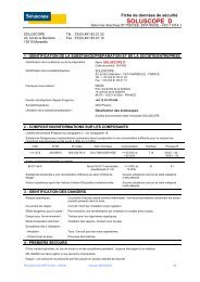 Safety data sheet - Soluscope