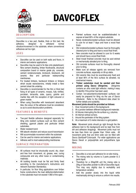 DAVCOFLEX - ParexDavco