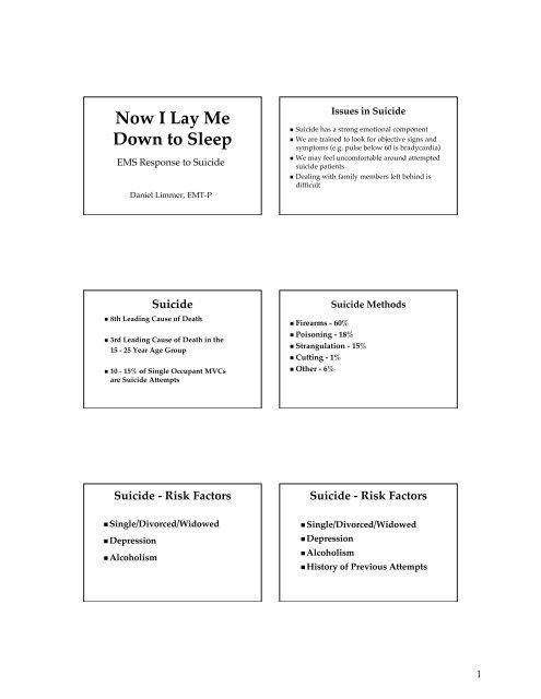 Now I Lay me Down to Sleep.pdf - Dan Limmer