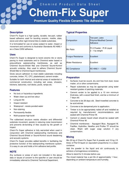 Chem-Fix Super