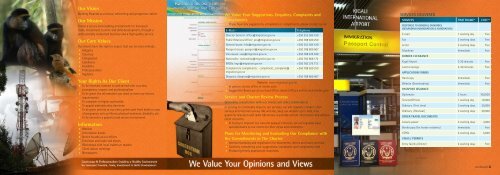 Immigration Client Charter - Rwanda Directorate General of ...