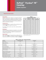 Dupont pyralux fr copper-clad laminates - Insulectro
