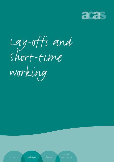 Guide to lay-offs and short-time working