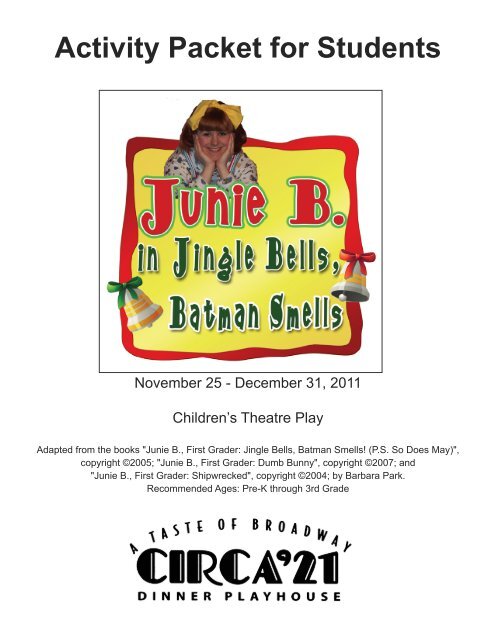 Junie B. in Jingle Bells, Batman Smells Study Guide