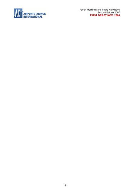 8 Apron Markings and Sign