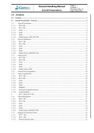 Aircraft Certificate of Insurance - GainJet