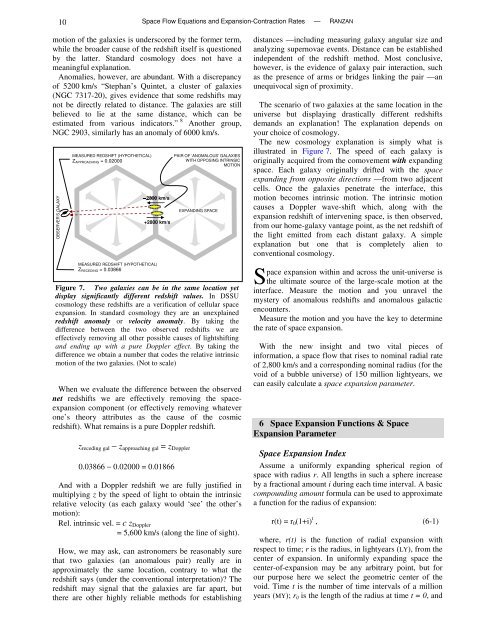 10 Space Flow Equations