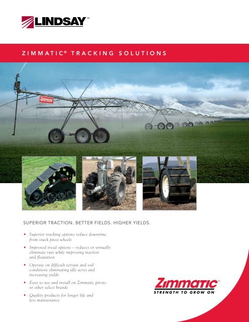 ZIMMATIC ® TrACkING SOLuTIONS