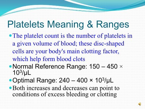 Platelets Meaning