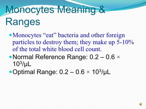 Monocytes Meaning