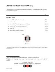 Product Insert - Meso Scale Discovery