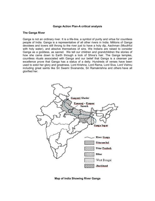 Ganga Action Plan-A critical analysis The Ganga River ... - Eco Friends