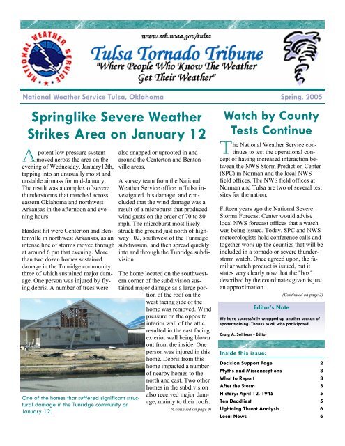 Spring - National Weather Service Southern Region Headquarters ...