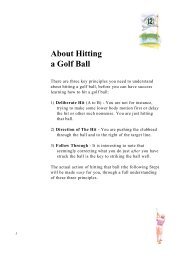 The Stance - Peter Croker Golf System