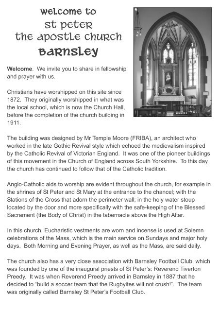 BSP Free Leaflet - Heritage Inspired